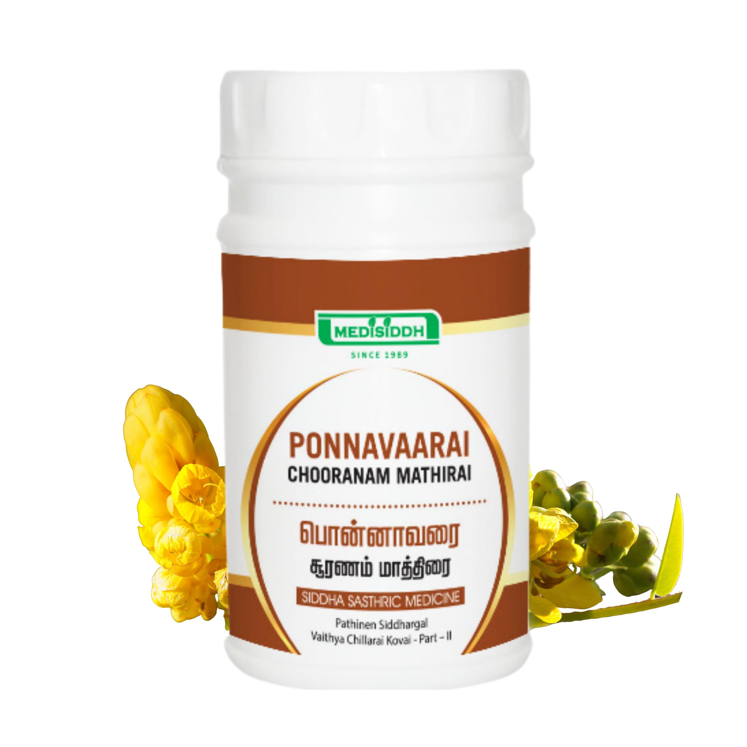 Buy Medisiddh Ponnavarai Chooranam Mathiriai 100 No's | Constipation ...