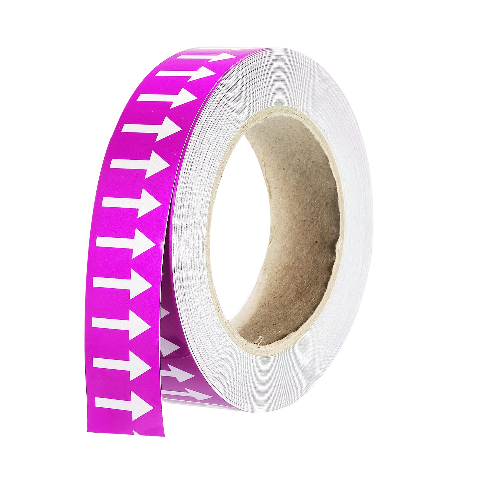 Amazon.com: PATIKIL White on Purple Color Arrow Tape Vinyl Stickers ...
