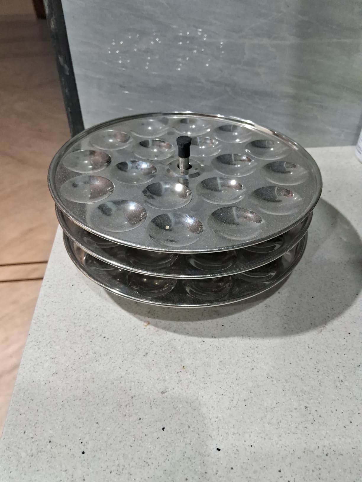 PANCA Idli Plate 54 Mini Idli 3 Plate Set, Non Stick Idly Plates ...