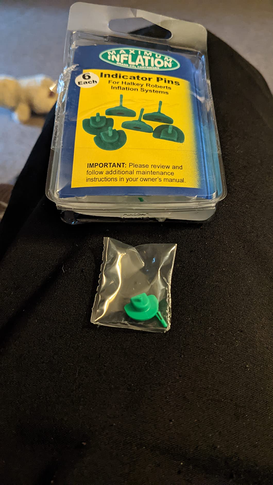 $3/mo - Finance Green Indicator Pins for Inflatable Life Jackets / PFDs ...