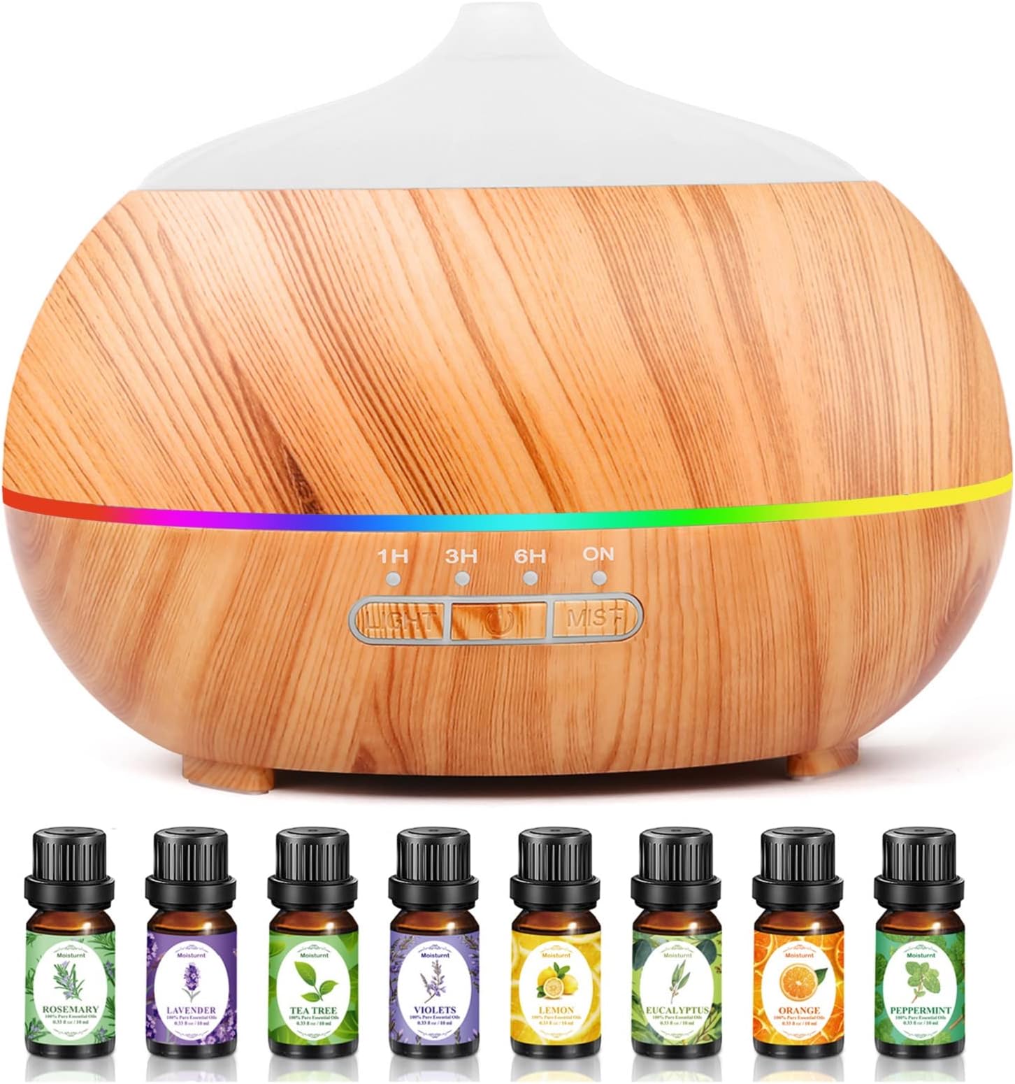 Amazon.de: Moisturnt Aroma Diffuser für Duftöle Ultraschall ...