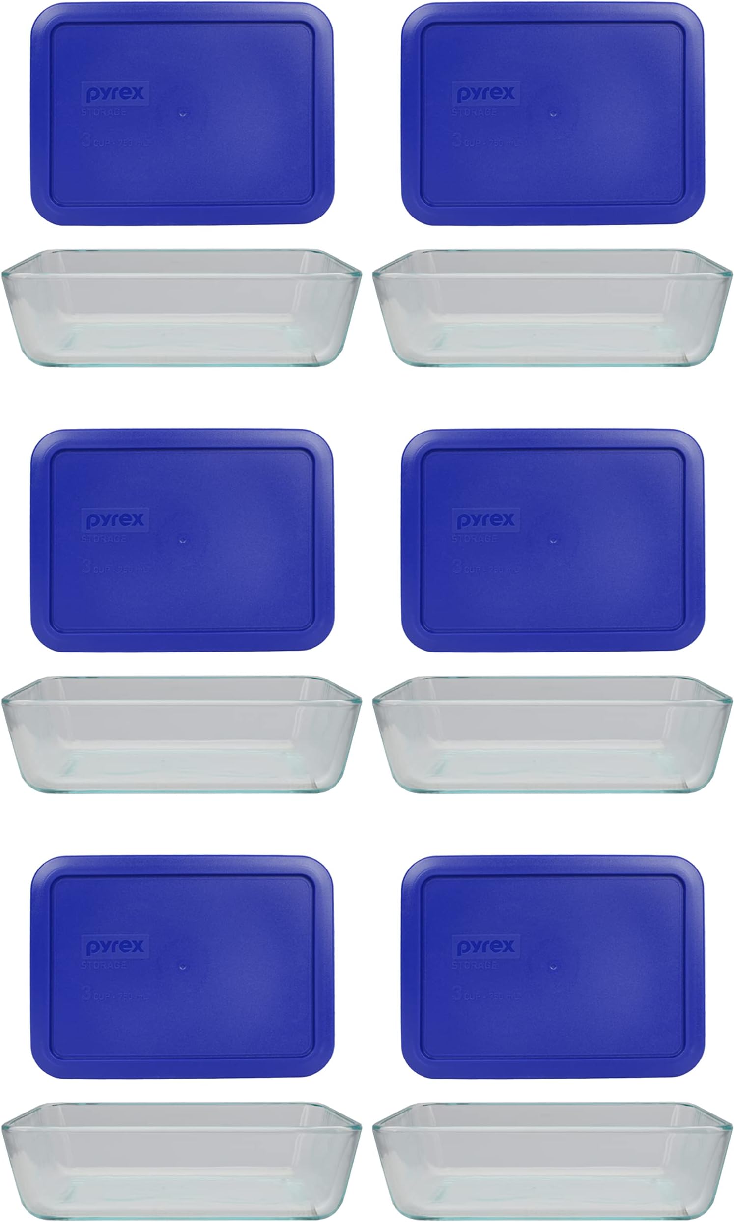 Amazon.com: Pyrex Simply Store 5-Pack (3,6 & 11-Cup) Mixed Sized Glass ...