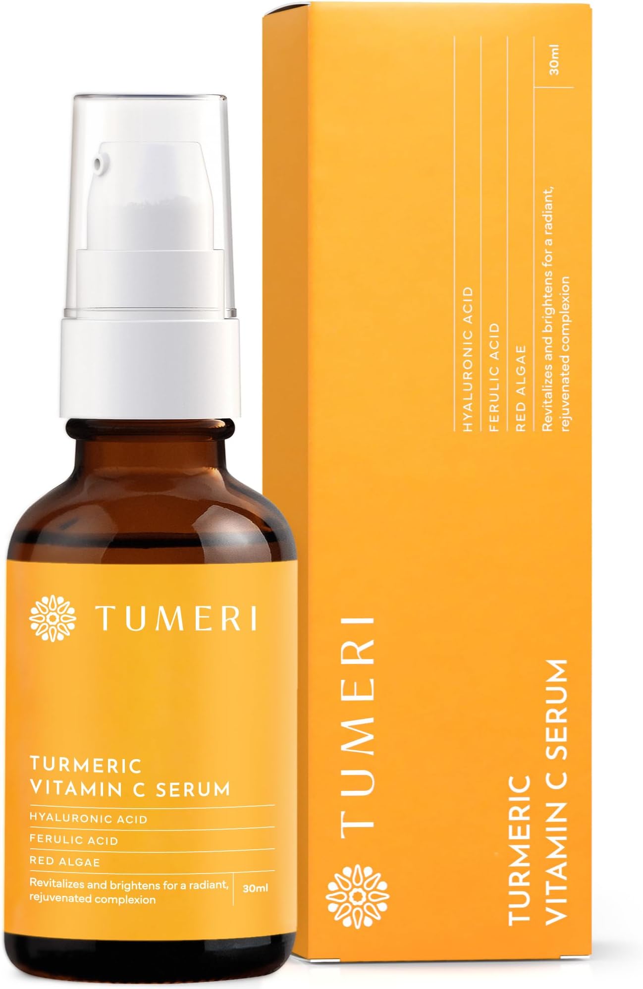 Amazon.com: TUMERI Turmeric Vitamin C Face Serum – Facial Skin Care ...