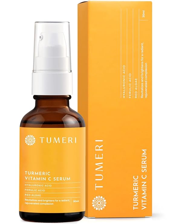 Amazon.com: TUMERI Turmeric Vitamin C Face Serum – Facial Skin Care ...