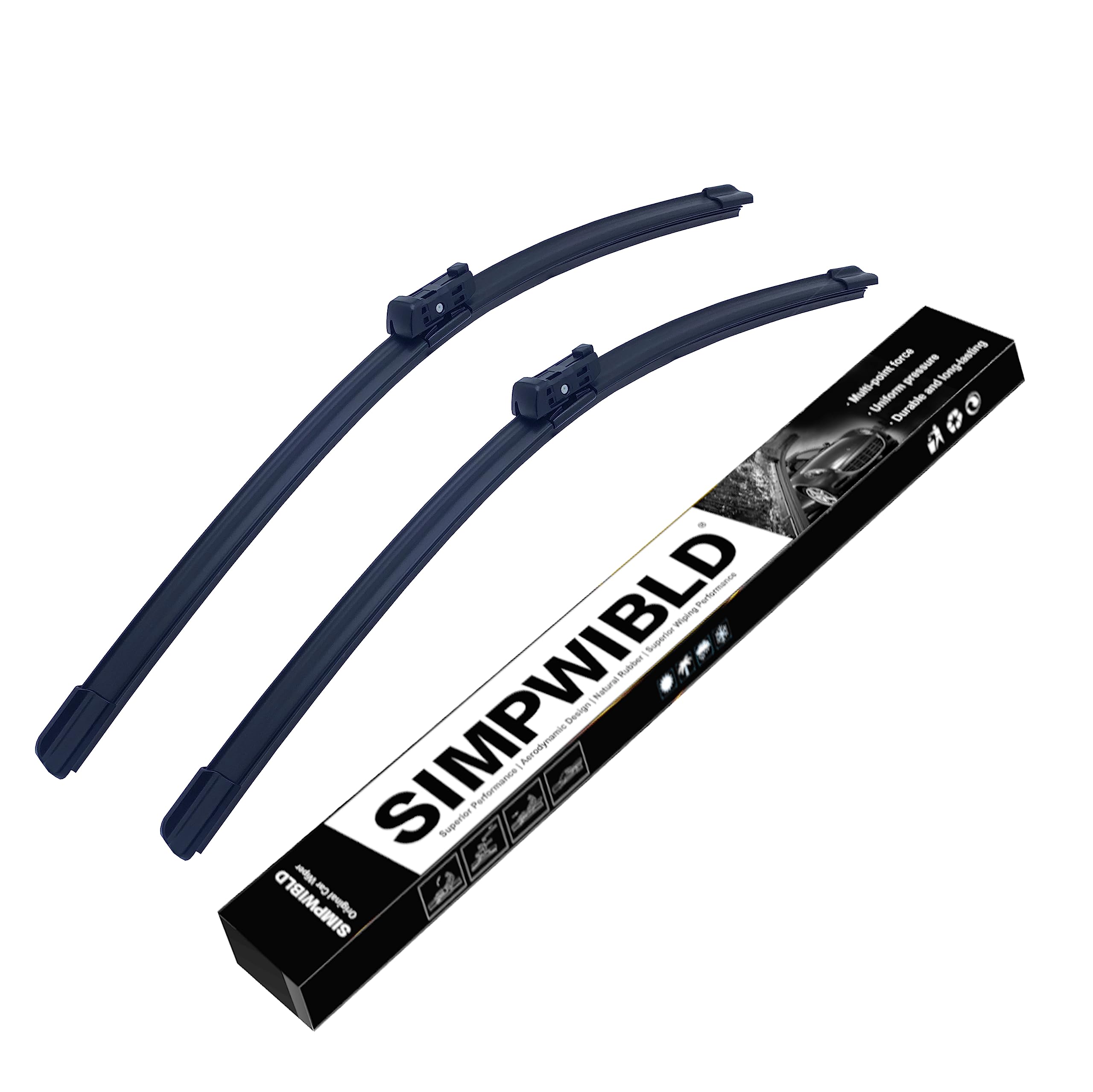 Amazon.com: 2 Factory Wiper Blades Replacement For 2011-2019 Volkswagen ...