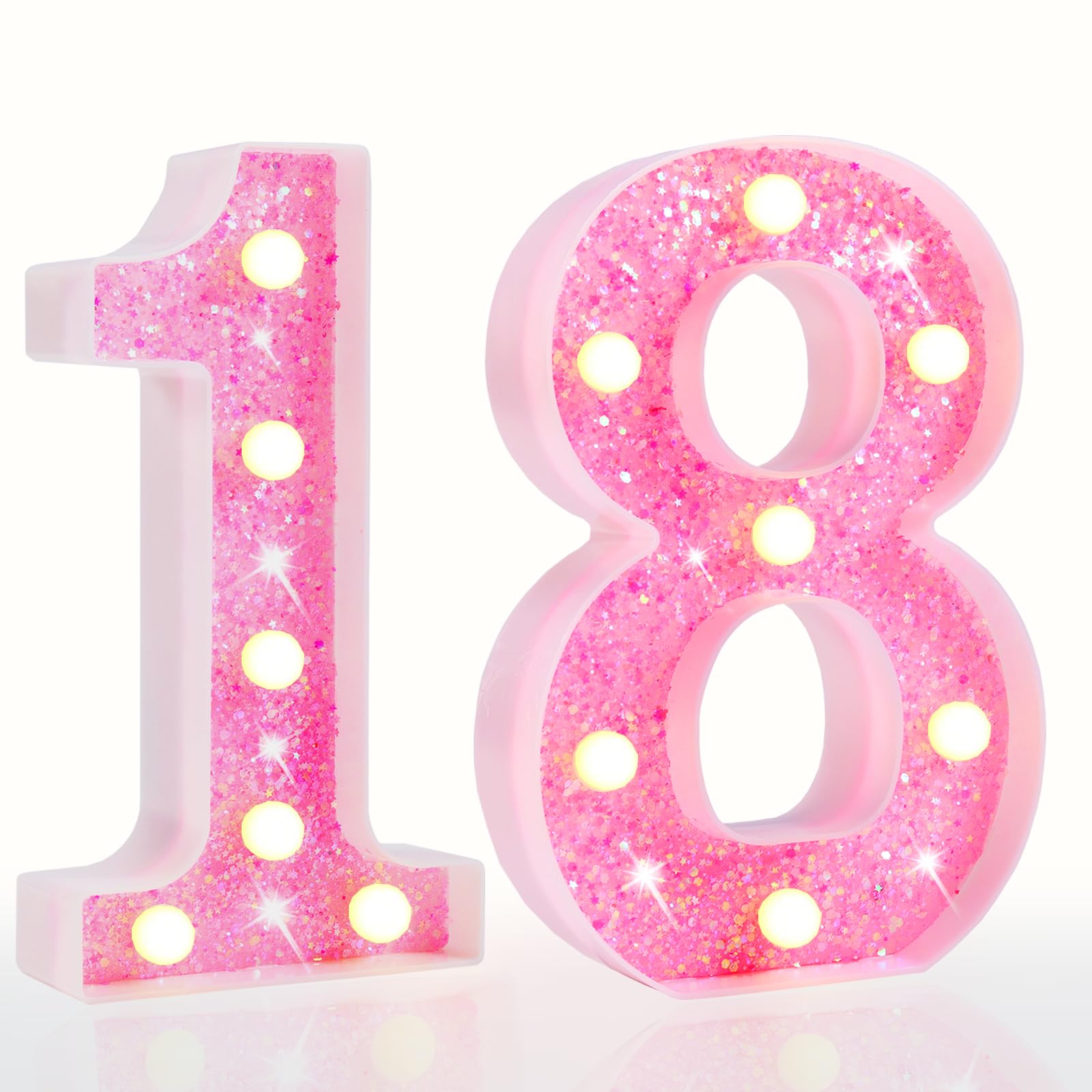 Snapklik.com : Marquee Numbers Lights For Her, Light Up Numbers Battery ...