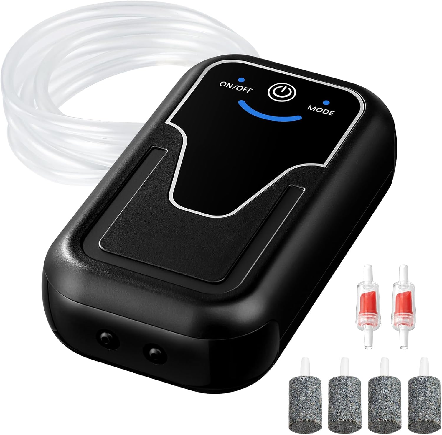 Amazon.com: KEDSUM Bomba de aire para acuario, aireador de batería ...