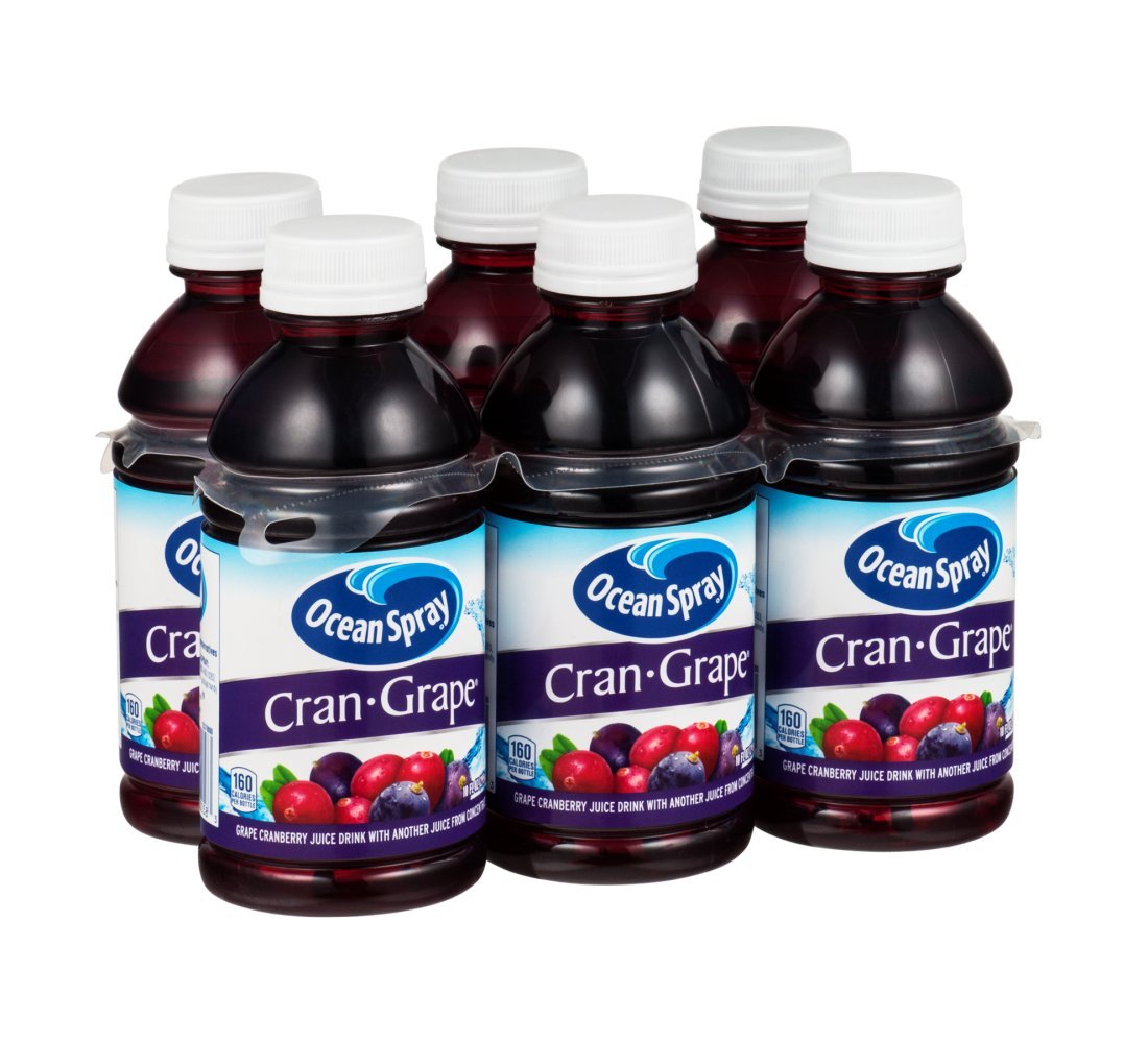 Amazon.com : Ocean Spray Cran Grape Juice Drink - 6 Bottles : Grocery ...