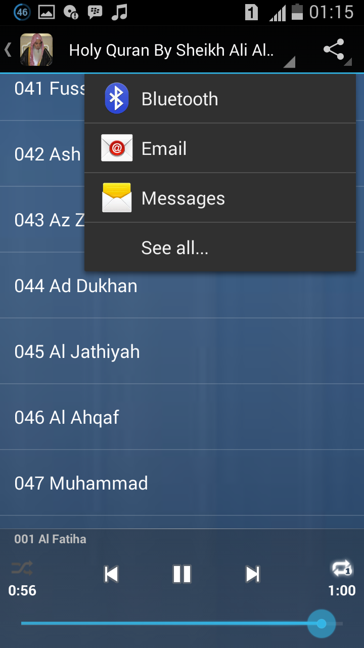 ALI AL HUZAIFI HOLY QURAN MP3 - App on Amazon Appstore
