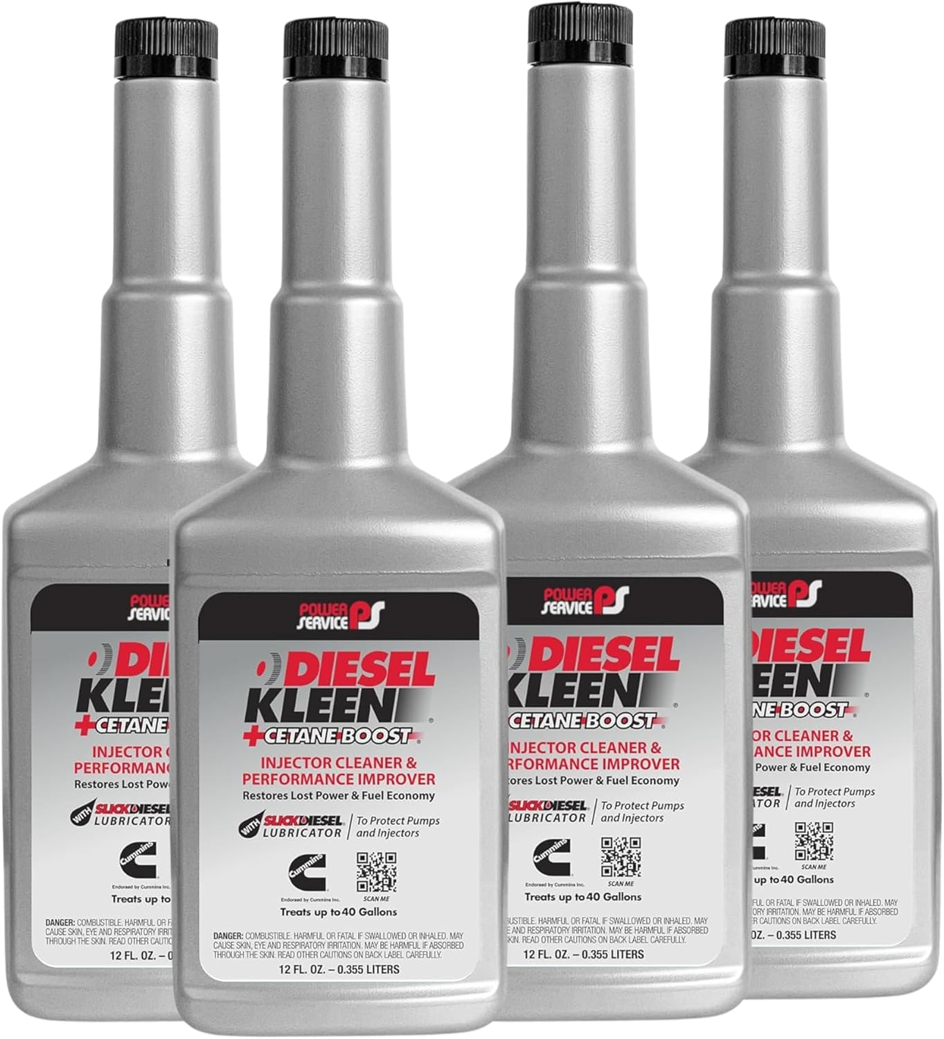 Amazon.com: Diesel Fuel Additive (Pack of 4) 12 oz for Injector ...