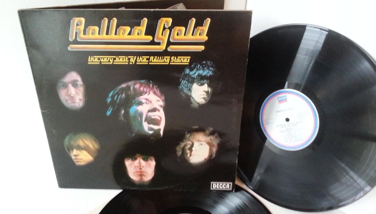 THE ROLLING STONES rolled gold, gatefold, double album, ROST 1/2 by THE ...