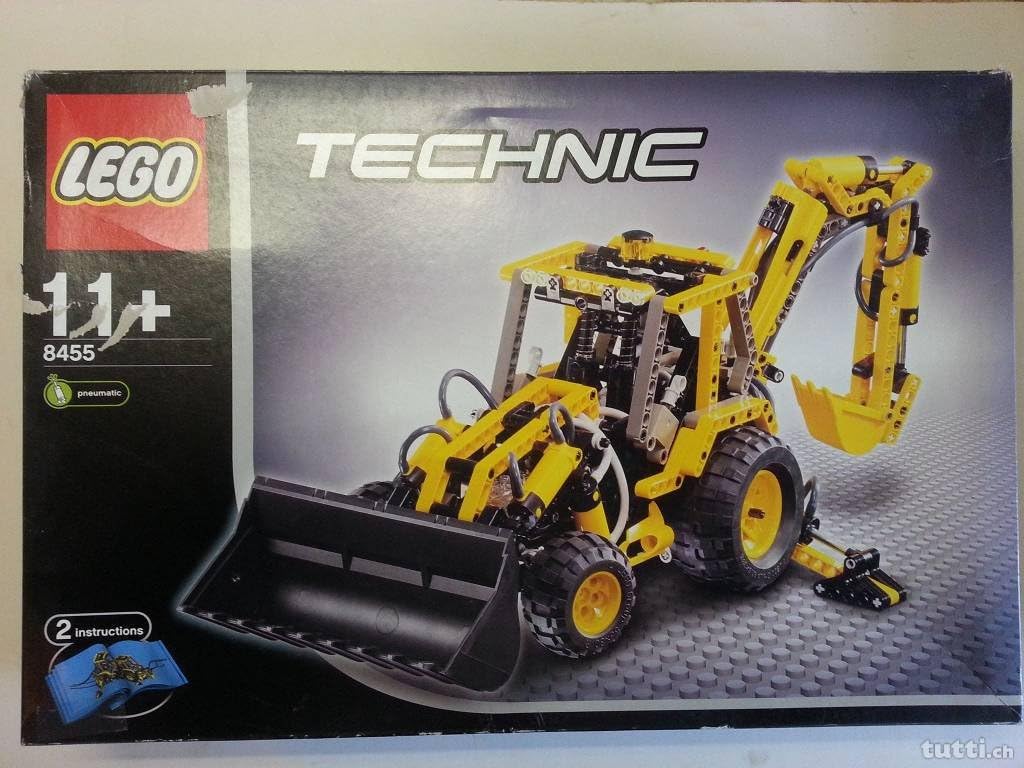 LEGO Make & Create Technic 8455: Back Hoe Loader : Amazon.co.uk: Toys ...