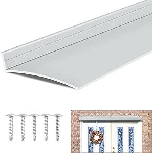 Amazon.com: Door Rain Drip Guard, 40 Inch Anodized Aluminum Door Drip ...