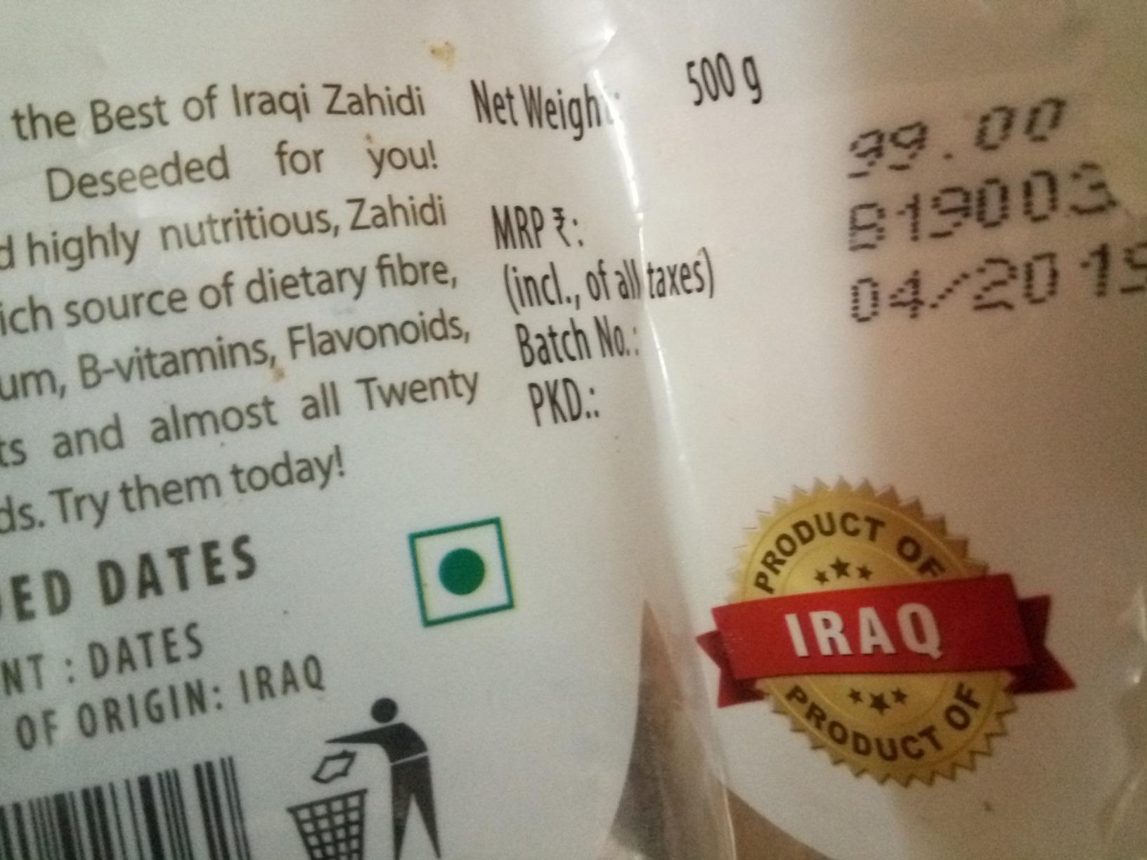 APIS Apis Deseeded Dates, 500g : Amazon.in: Grocery & Gourmet Foods