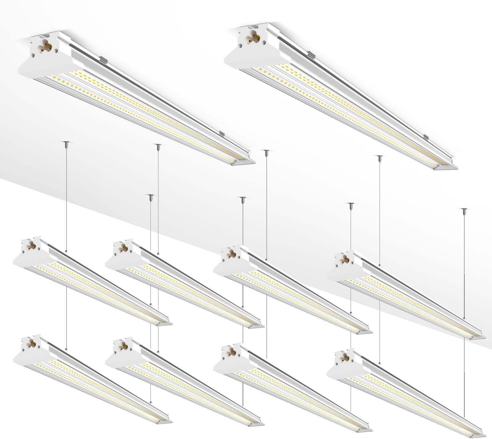 RAB SR8 8 ft. LED Strip Fixture, Field Adjustable Power and Color ...