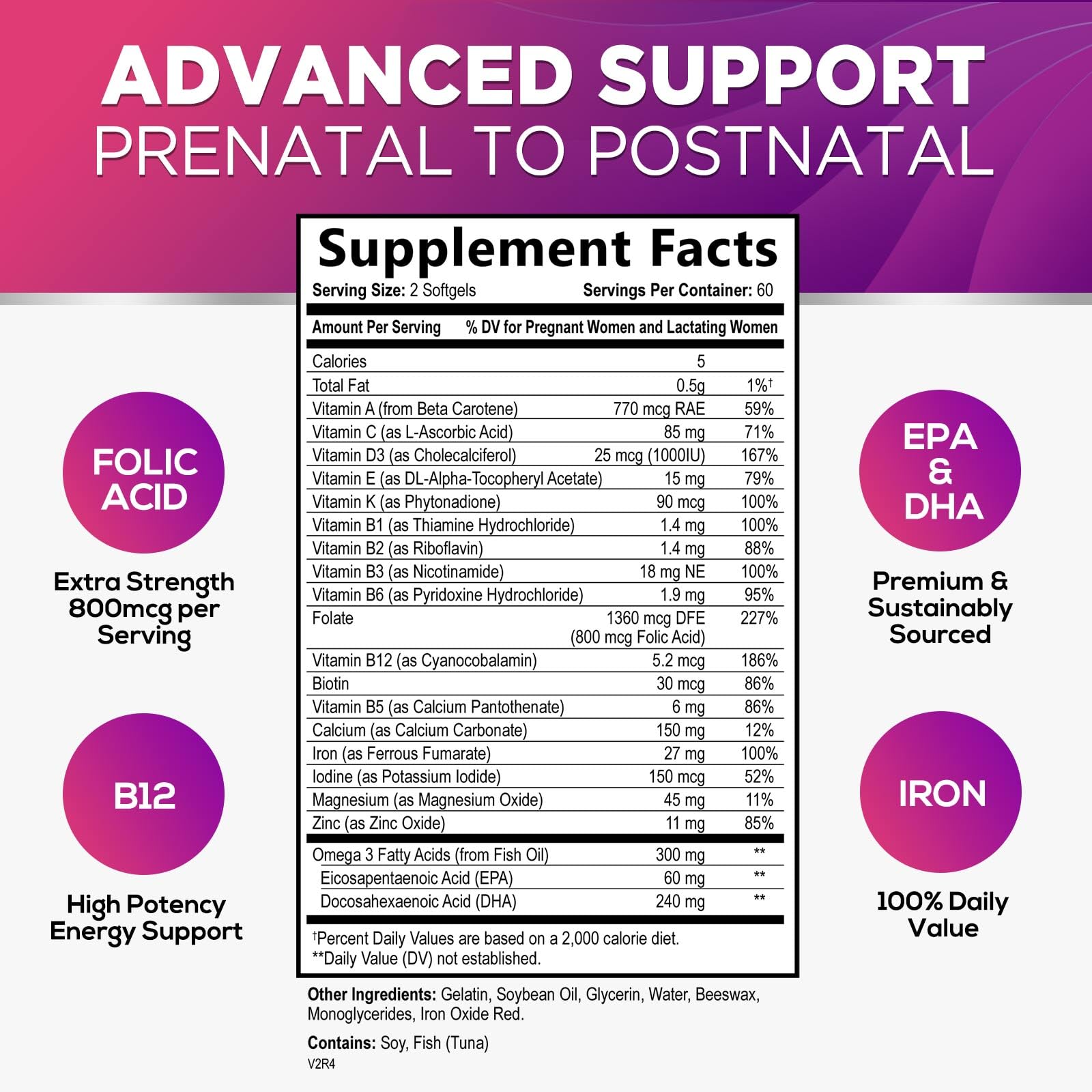 Snapklik.com : Natures Nutrition Prenatal Multivitamin