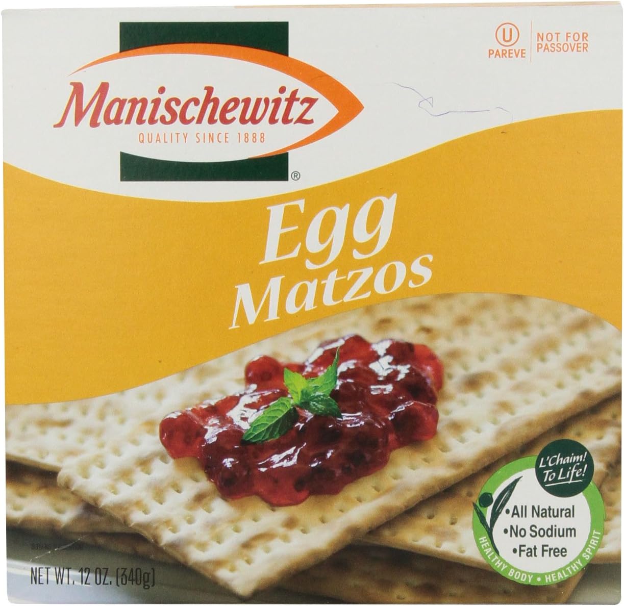 Amazon.com: Manischewitz Egg Matzo, 12 oz