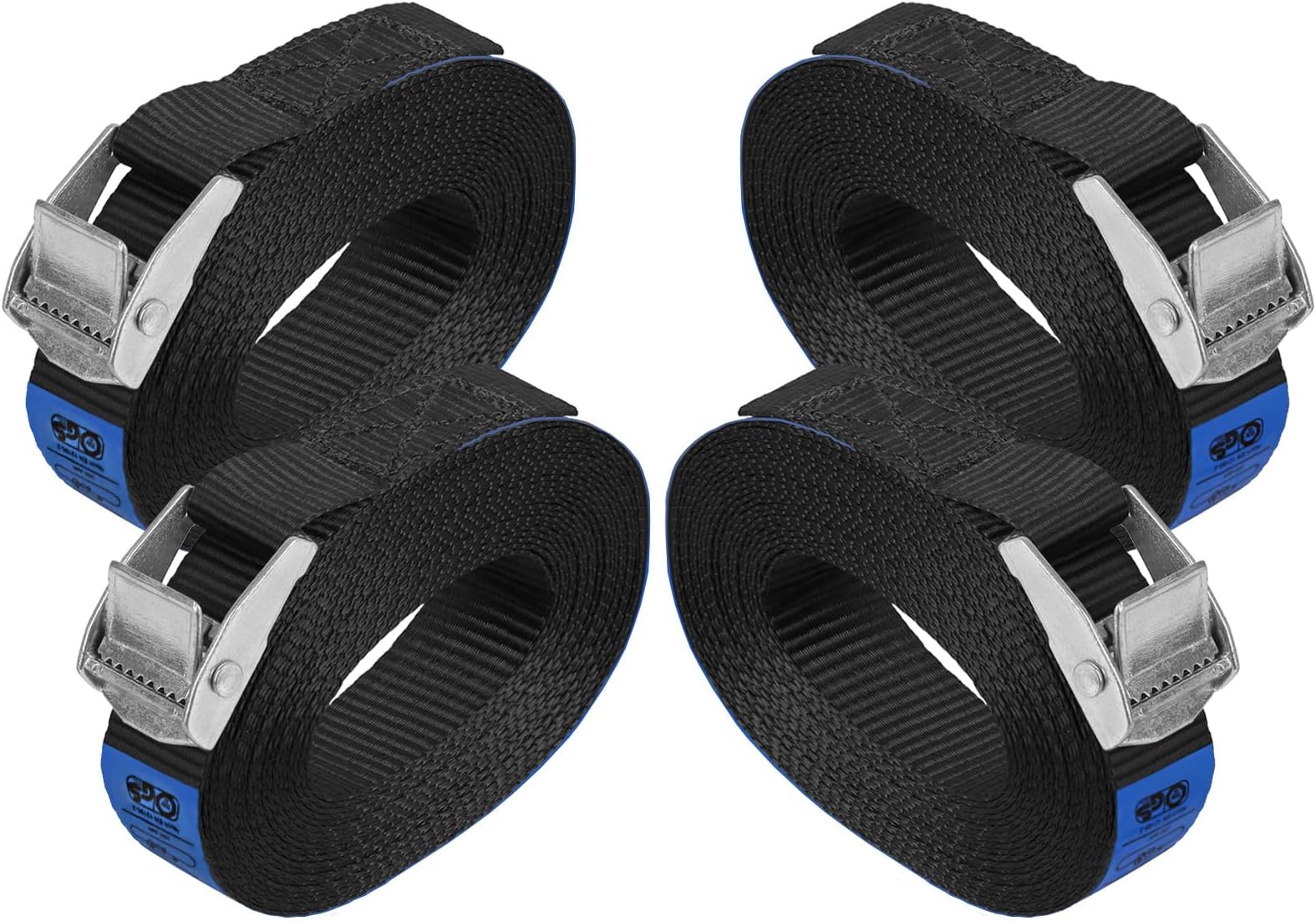 Lot de 2 Sangles d'arrimage de qualité supérieure avec Protection de ...