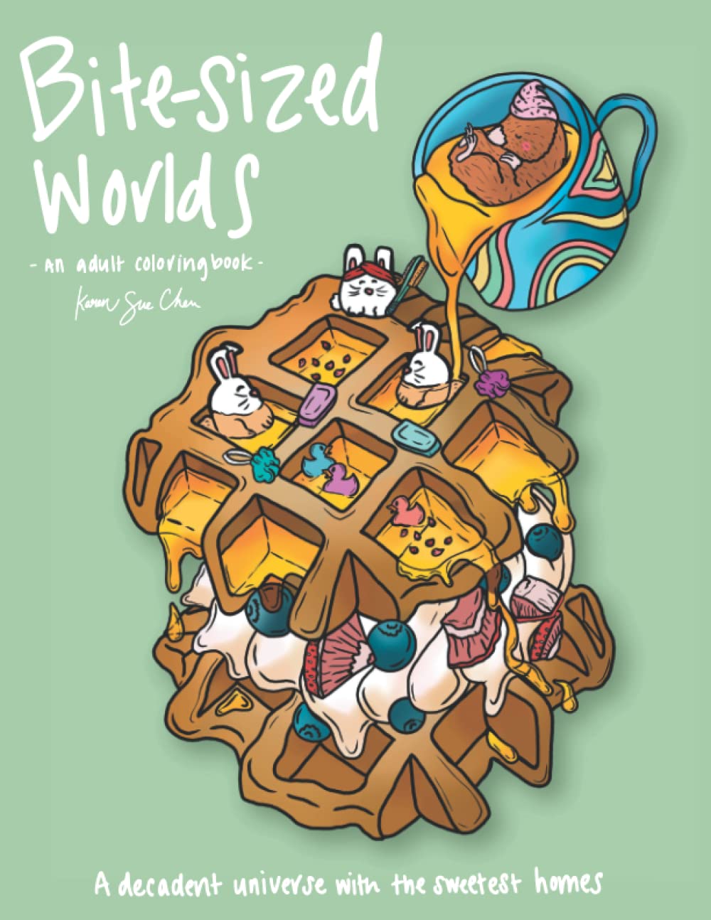 Amazon.com: Bite-Sized Worlds: A Coloring Book and Decadent Universe ...
