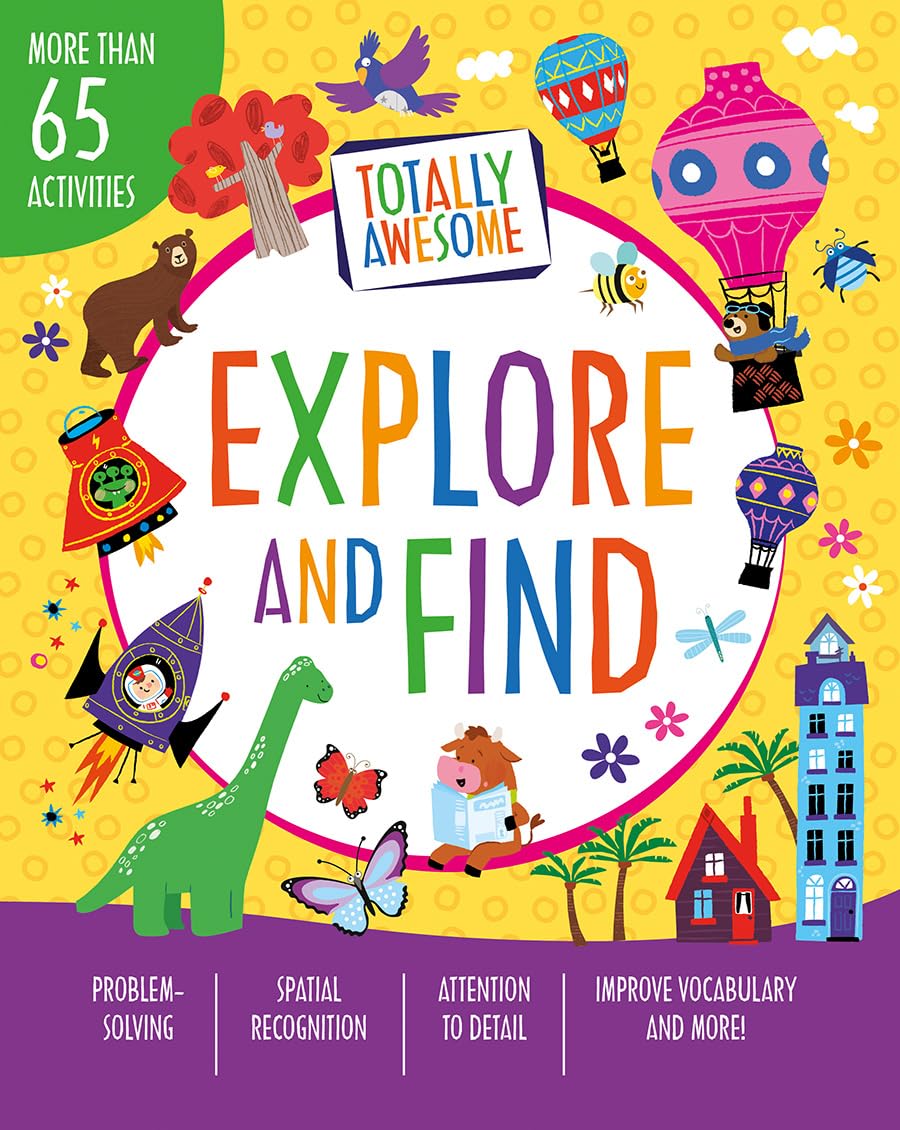 Totally Awesome Explore and Find Book For Kids: More than 50 Fun Scenes ...
