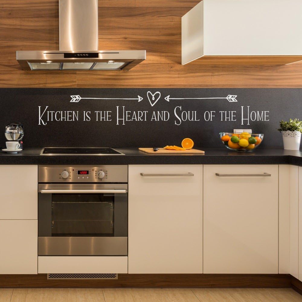 Amazon.com: "Kitchen is the Heart and Soul of the Home" Wall Decal ...