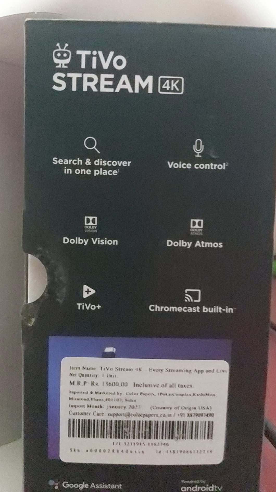 TiVo Stream 4K Streaming Device