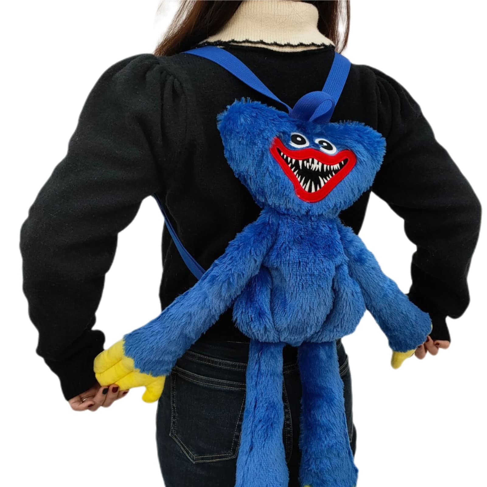 Buy Huggy Wuggy Plush Backpack Toy Poppy Playtime Plushies Realistic ...