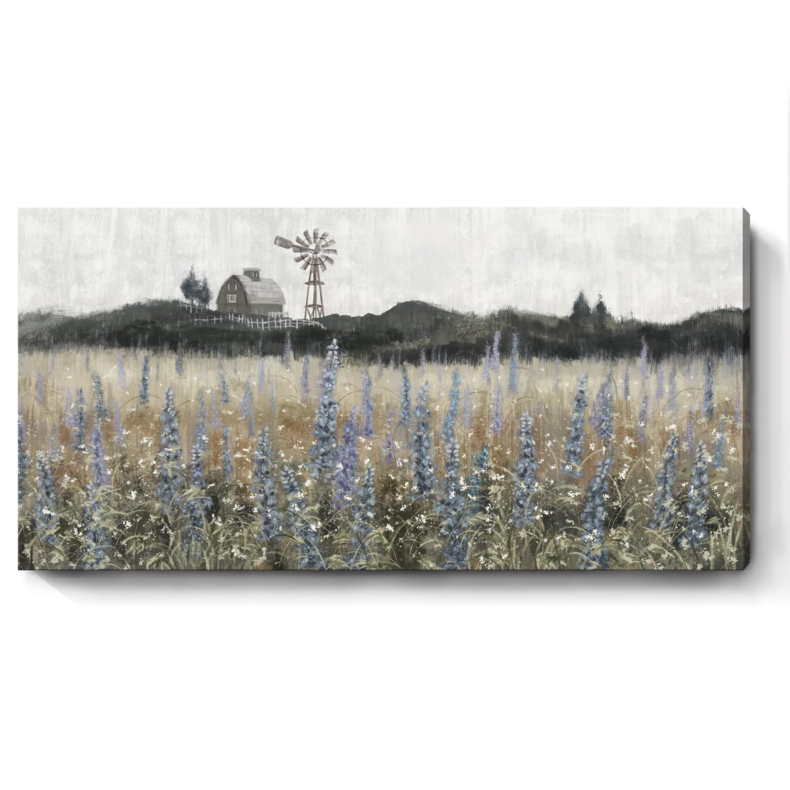 Amazon.com: Large Canvas Wall Art for Living Room Rustic Countryside ...