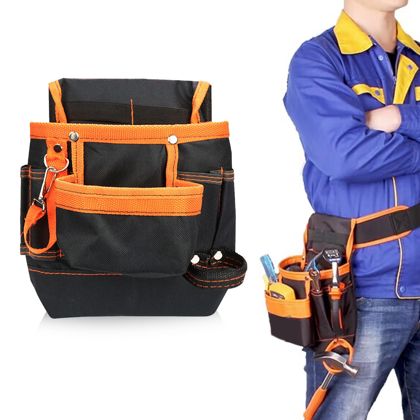 Tool Belt Pouch,Tool Pouch Oxford Cloth Heavy Duty Tool Belts for Men ...
