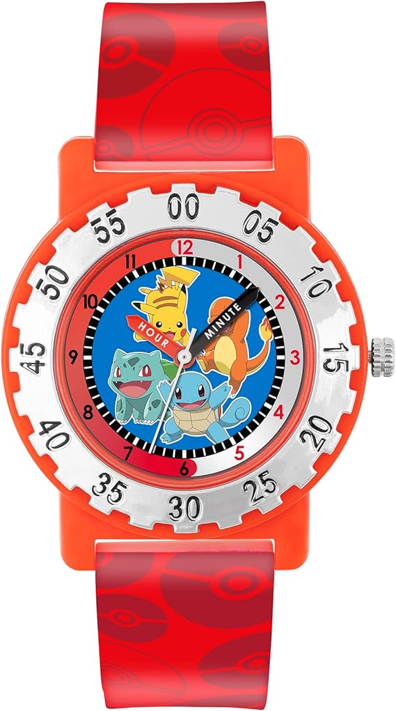 Pokemon Jungen analog Quarz Uhr mit Silikon Armband POK4194 : Amazon.de ...