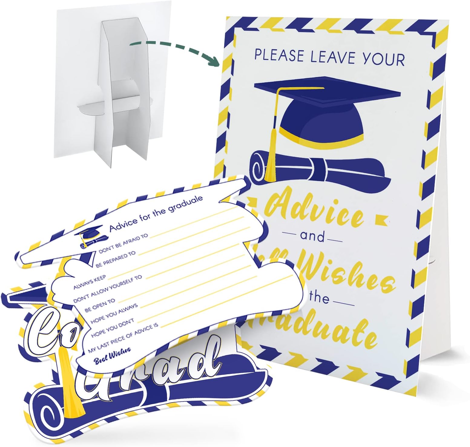 Amazon.com: Graduation Advice And Well Wishes Cards for The Graduate ...