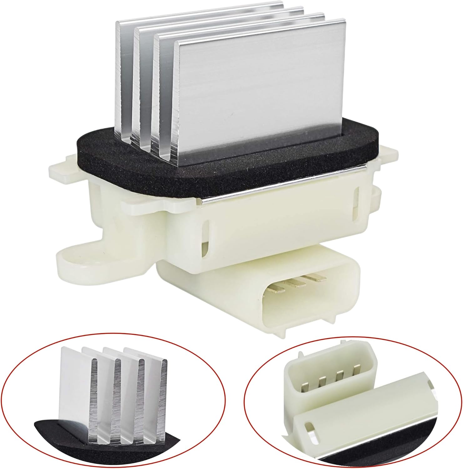 Blower Motor Resistor with Harness Compatible with 2009-2017 Ford ...