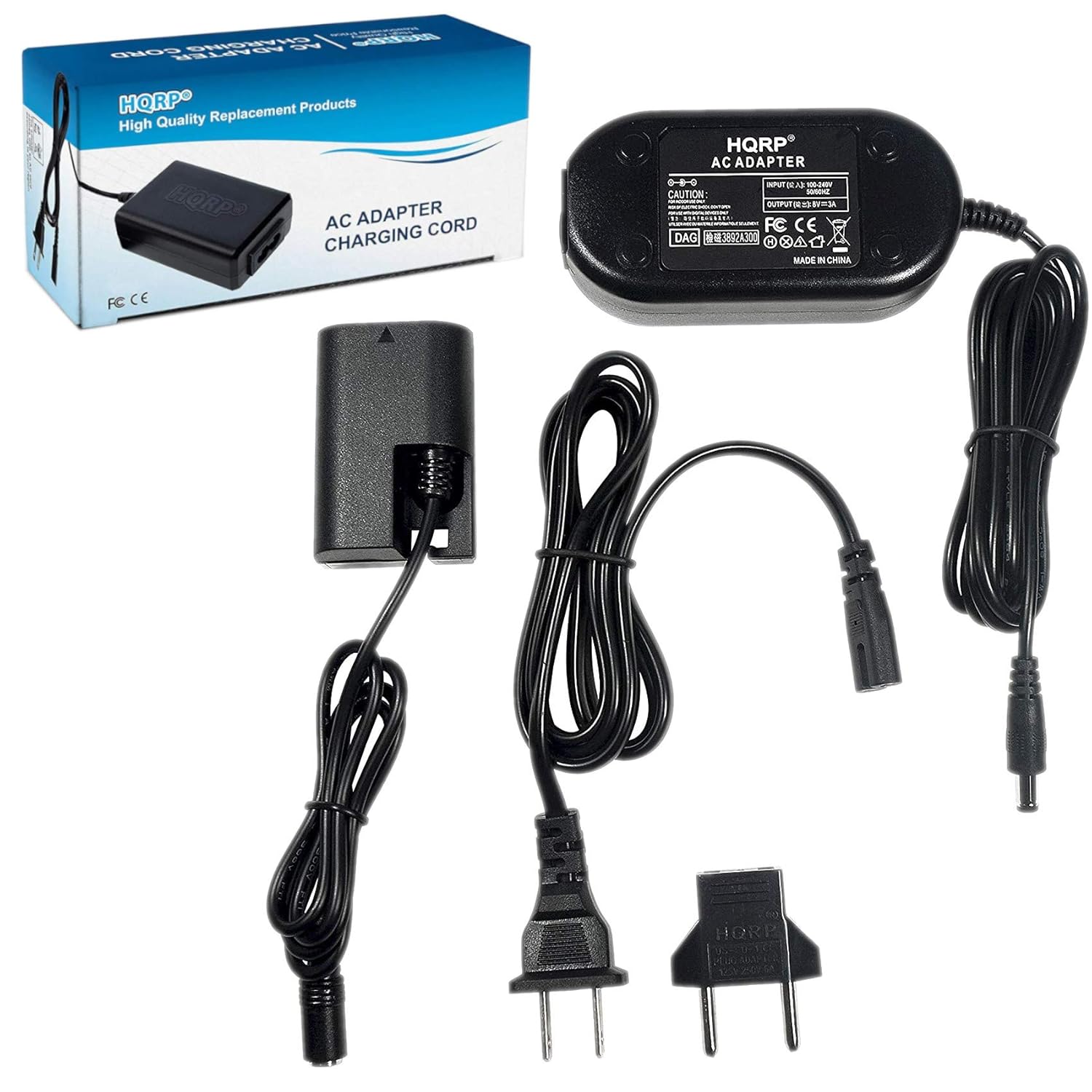 Buy HQRP Kit AC Power Adapter and DC Coupler for Canon EOS 6D, EOS 5D ...