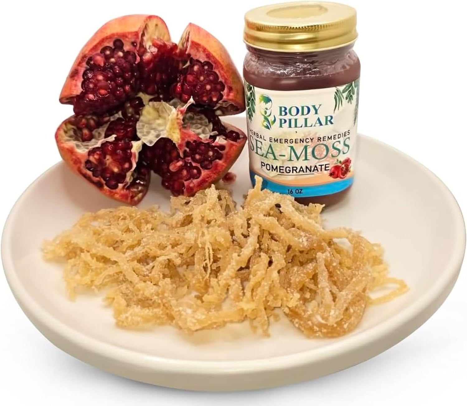 Amazon.com: Body Pillar Sea Moss Gel | Organic Sea Moss with 92 ...
