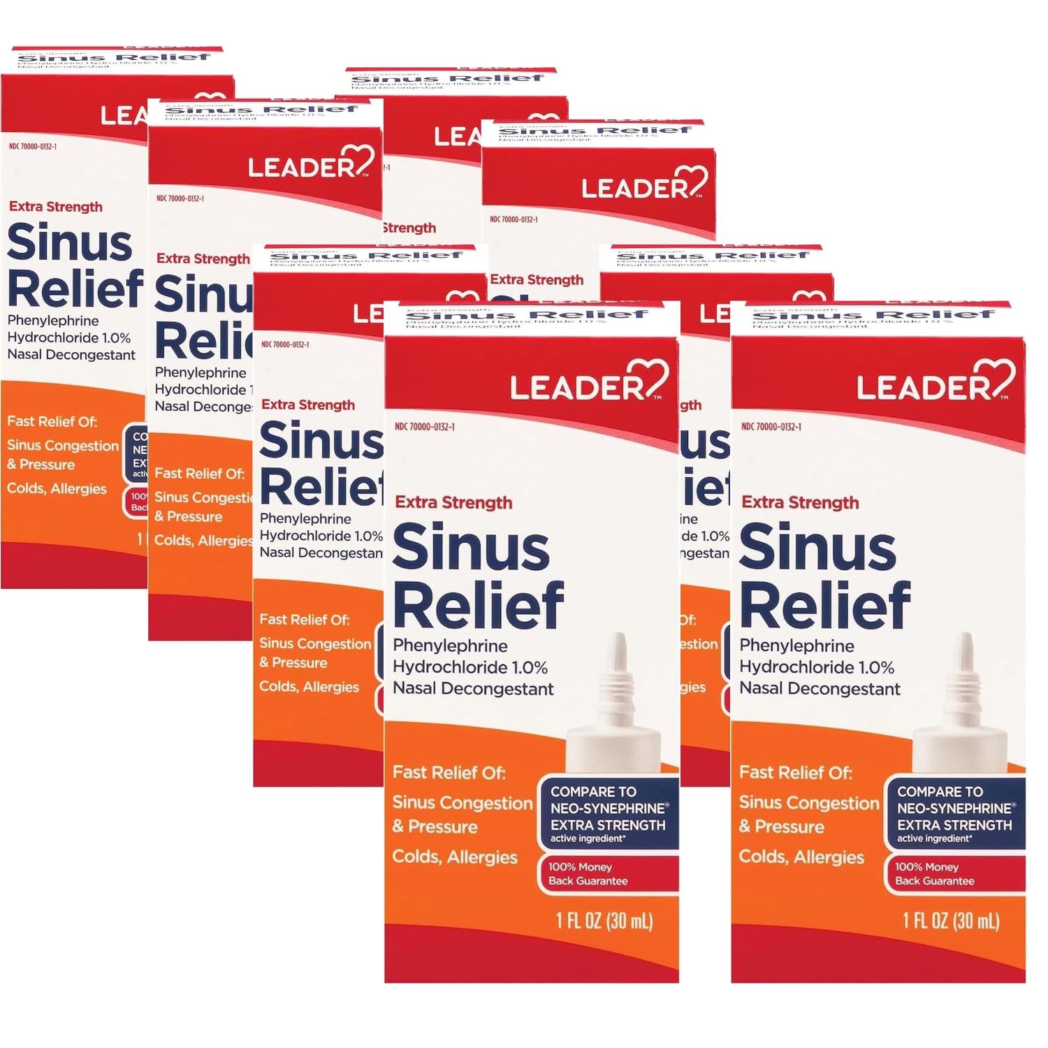 Amazon.com: Leader Extra Strength Sinus Relief, Fast Acting, Sinus ...