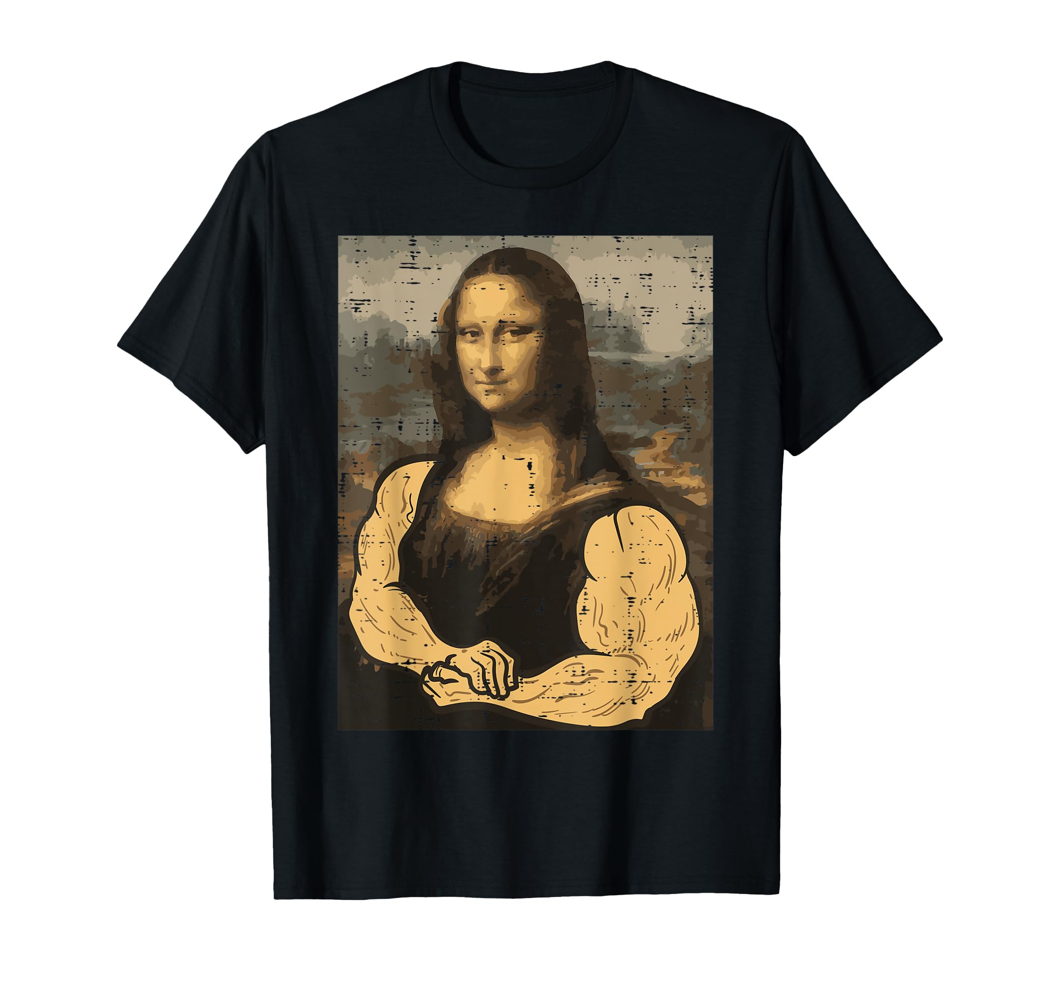 Amazon.com: Gym Mona Lisa Muscle Fun Workout Fitness Bodybuilding Women ...