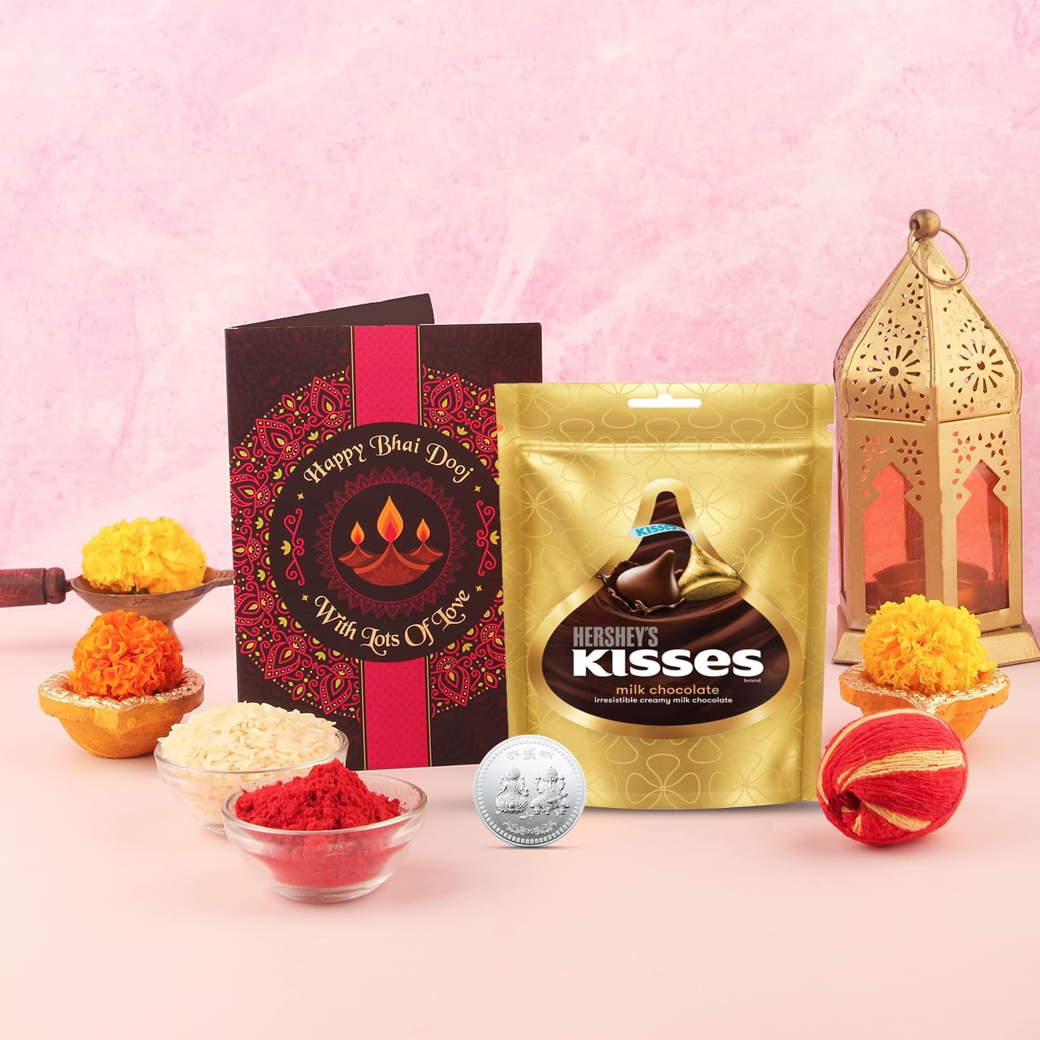 Buy Frostick Bhai Dooj Kisses Milk Chocolate Gift Pack |Kisses Milk ...