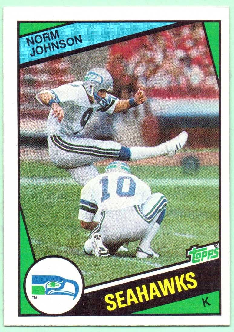 Norm Johnson 1984 Topps #194 - Seattle Seahawks at Amazon's Sports ...