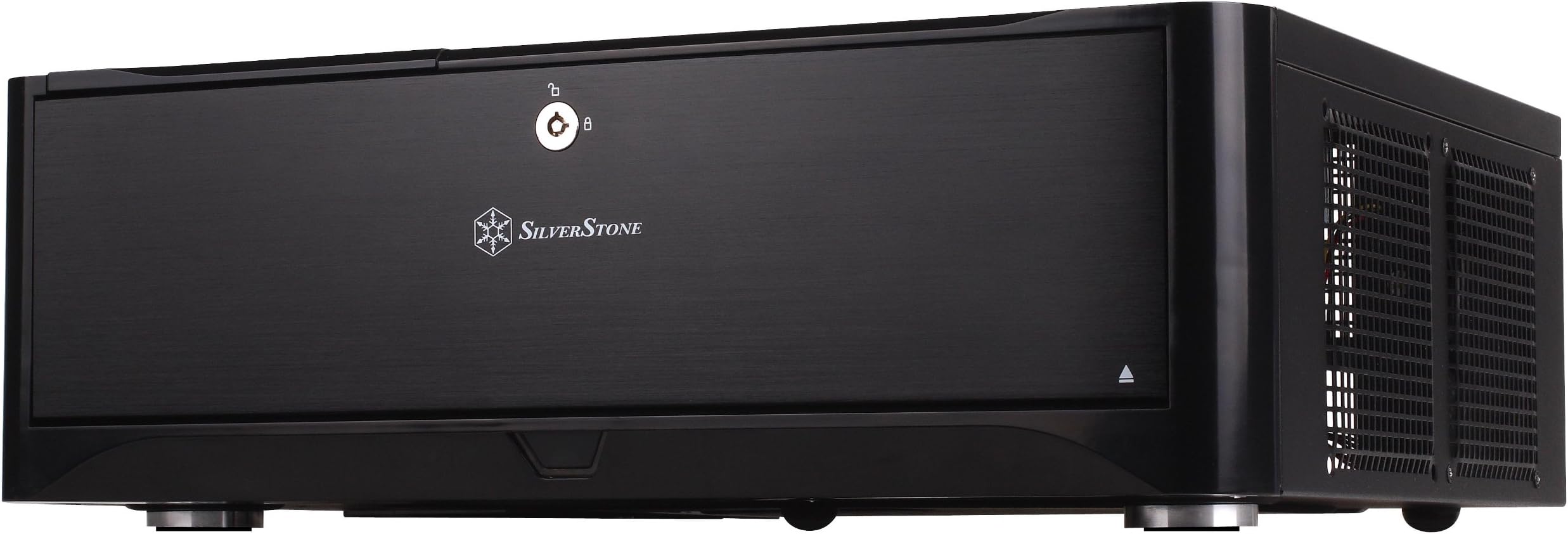 Amazon.com: SilverStone Technology HTPC Case with Aluminum Front Panel ...