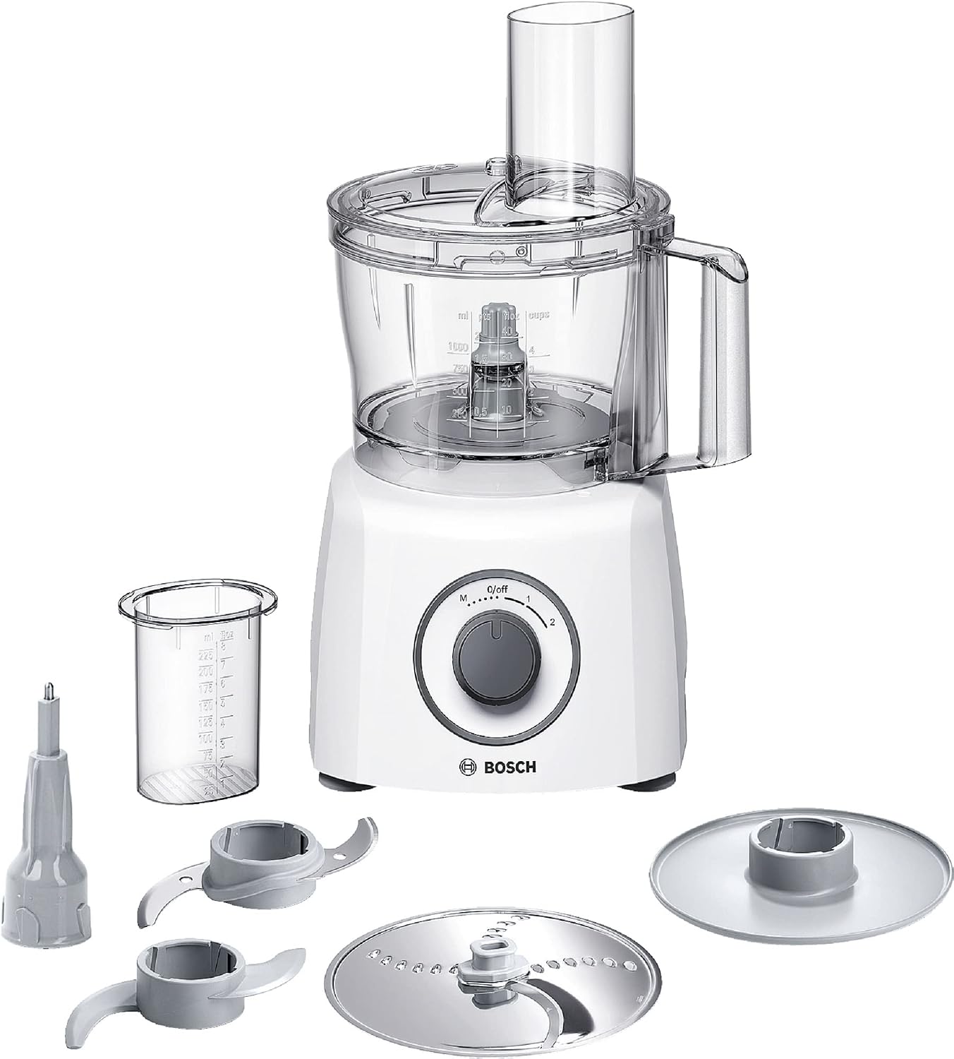 Bosch MultiTalent 3 MCM3100WGB Compact 700 W Food Processor - White ...