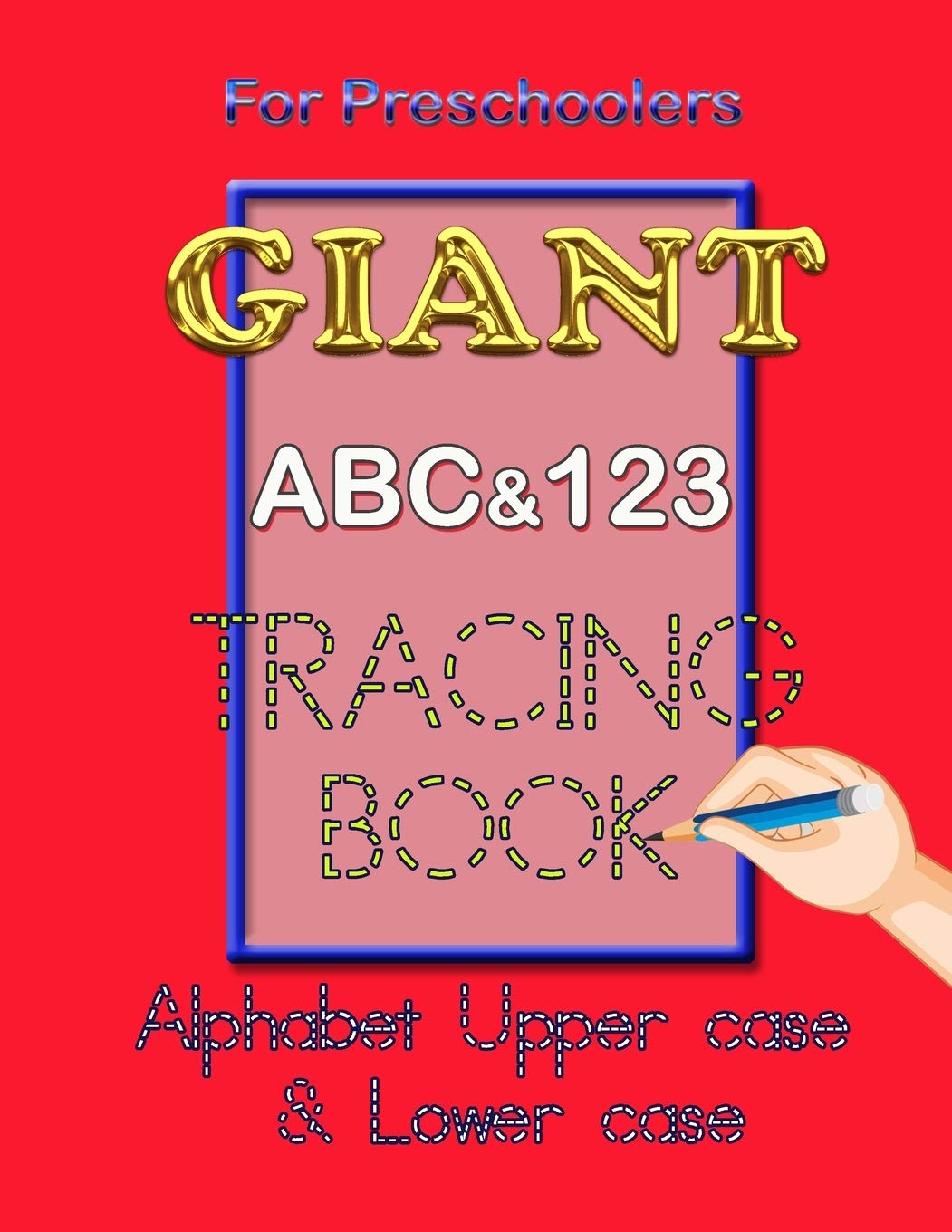 Buy Giant ABC&123 Tracing Book Alphabet Upper case & Lower case: Jumbo ...