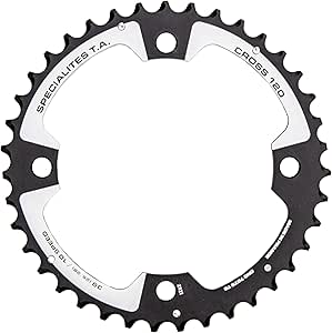SPECIALITES Single Chainring 10S x 38 Teeth - BCD 120mm Black for ...