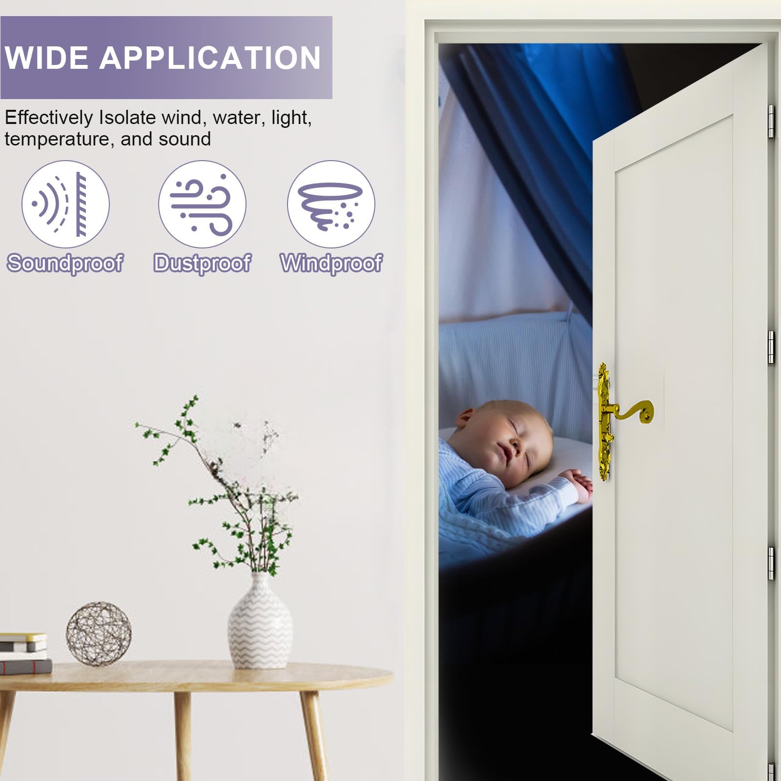Snapklik.com : Weather Stripping Door Seal Strip, Door Weather ...