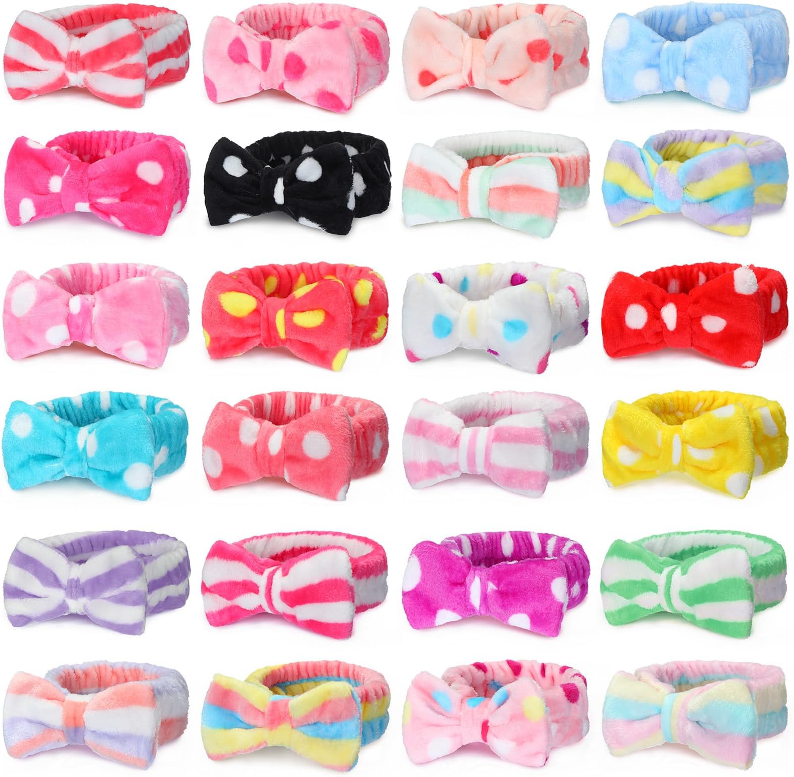 Amazon.com : Skincare Headband, 9 Pcs Spa Headband for Washing Face ...