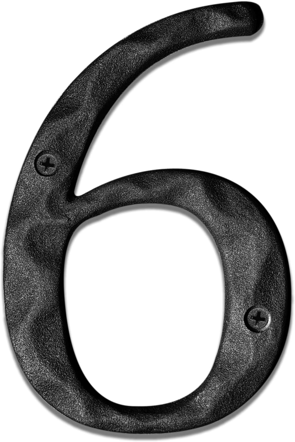 Amazon.com: 5 Inch High House Numbers-Unique Solid Hammered Style Cast ...