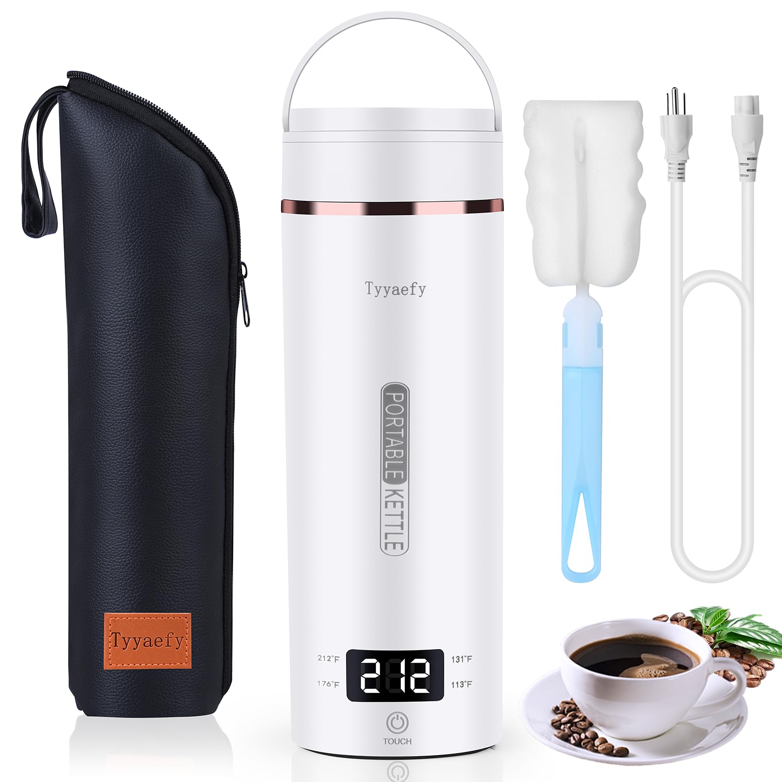 Amazon.com: Travel Portable Electric Kettle,Tea Coffee Kettle, Boiled ...