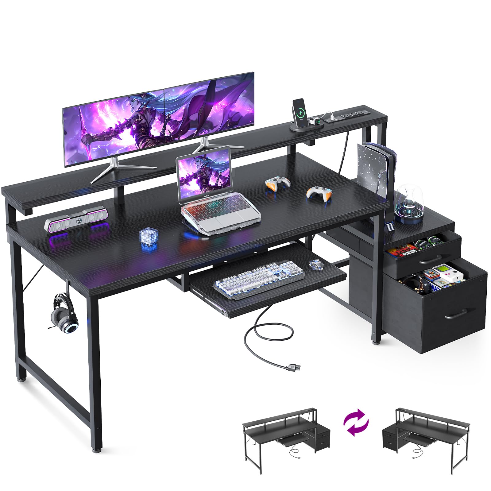 9 Best Computer Cabinets | 63 Inches of Organized Desk Power