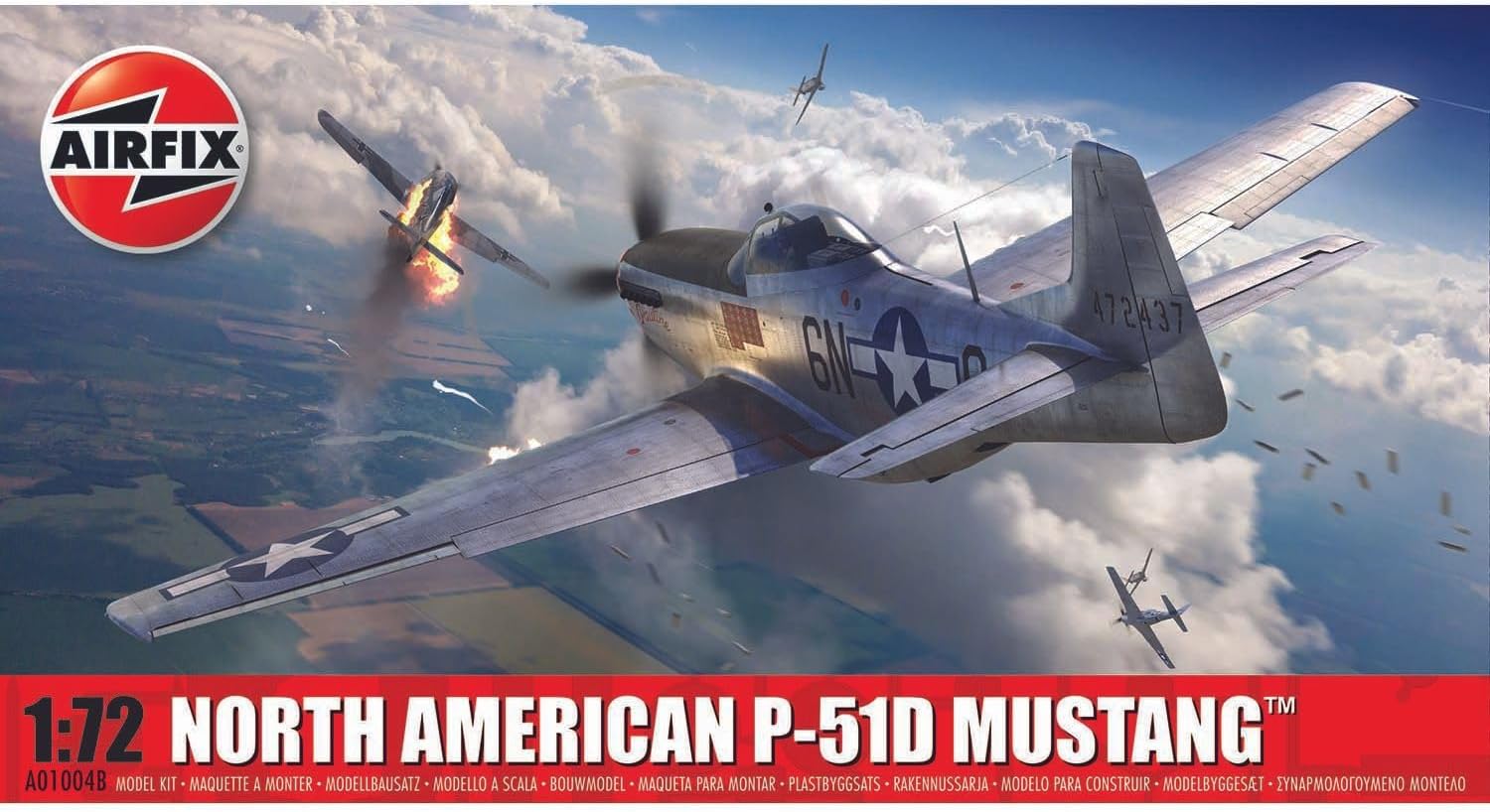 Amazon.com: Airfix Model Airplane Kit Gift Set - A01004B North American ...