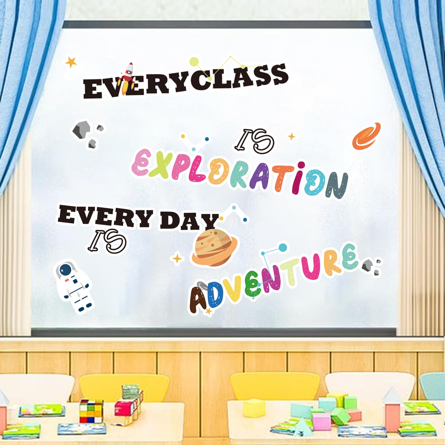 Snapklik.com : Classroom Bulletin Board Decor Colorful Classroom ...