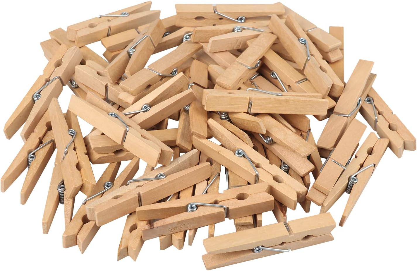 Amazon.com: Wood Clothes Pins, 400 PCS 2.83 inches Clothes Pins Wooden ...